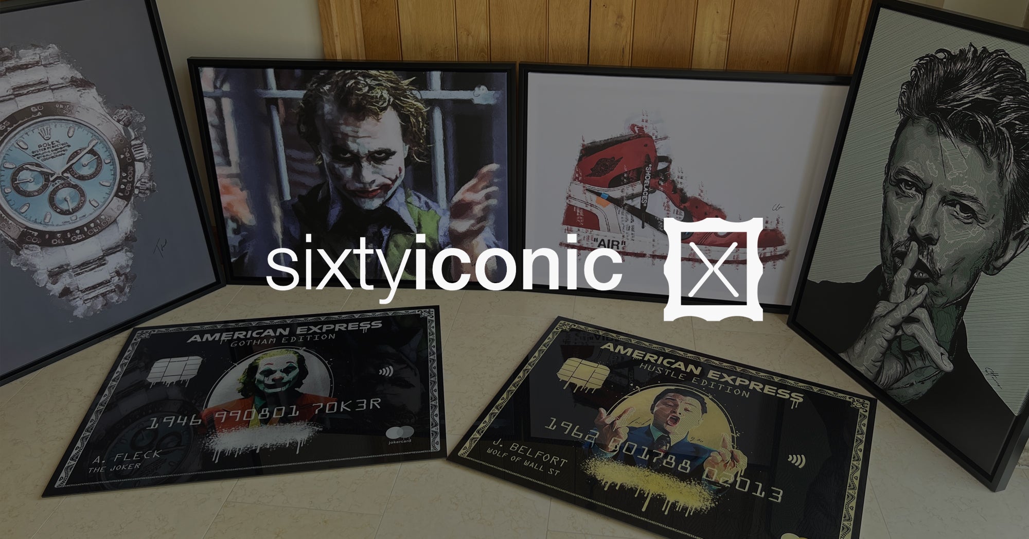 Splat Portraits F1: Art by Samuel Becker | Sixty Iconic